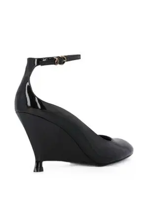 Pinko Patent-leather Wedge Pumps