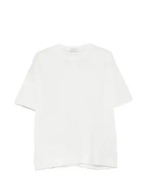 PAOLO PECORA Ribbed-trim T-shirt - White