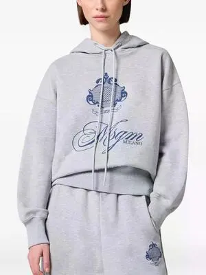 MSGM Logo-print Drawstring Hoodie