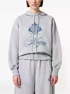 MSGM Logo-print Drawstring Hoodie