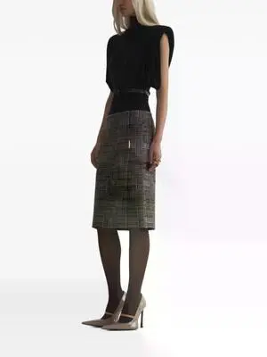 MUGLER Jersey Frame Top
