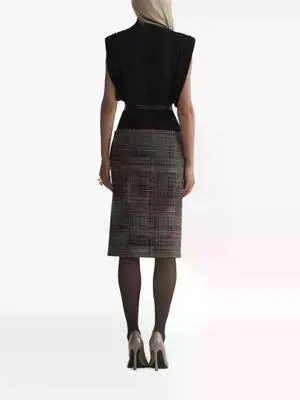 MUGLER Jersey Frame Top