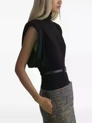 MUGLER Jersey Frame Top