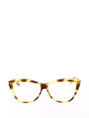 Victoria Beckham Tortoiseshell-effect Cat-eye Glasses - Brown