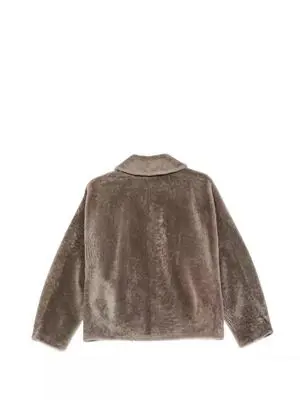 MANZONI 24 Shearling-finish Collared Jacket