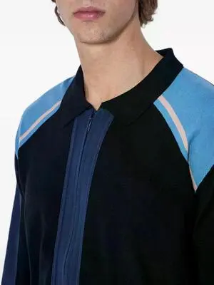 KIKO KOSTADINOV Contrast-panel Zip-front Sweater