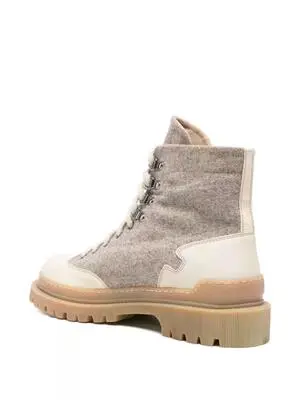 Eleventy Panelled Lug-sole Boots