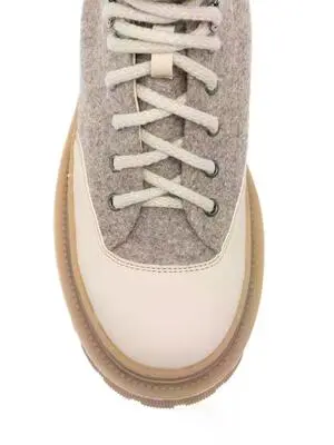 Eleventy Panelled Lug-sole Boots