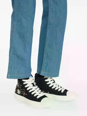 Kenzo Floral Embroidered High-top Sneakers
