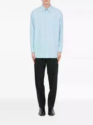 MAISON MARGIELA Cotton Poplin Shirt - Blue