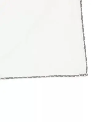 Eleventy Contrast-border Pocket Square