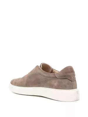 Eleventy Slip-on Suede Sneakers