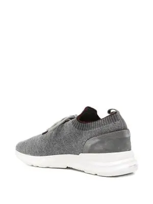 Eleventy Panelled Knit Sneakers