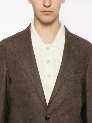 Eleventy Drawstring-waist Notched-lapels Suit