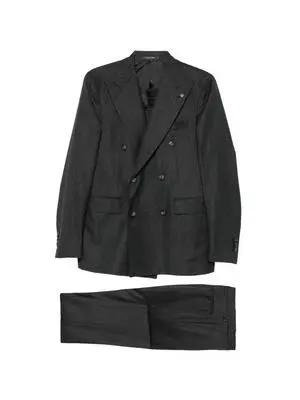 Tagliatore Double-breasted Wool Suit - Grey