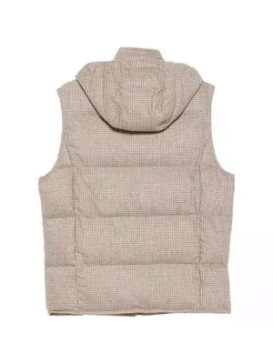 Eleventy Check-pattern Gilet