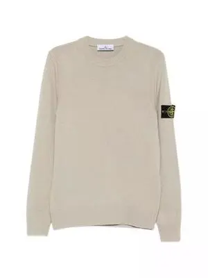 Stone Island 5100072 Lambswool Sweater - Neutrals