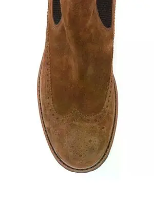 Eleventy Brogue Chelsea Boots