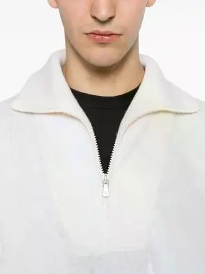 Eleventy Zip Wool Sweater