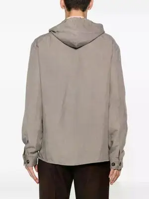 Eleventy Hooded Flap-pocket Jacket