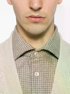 Eleventy Check-pattern Long-sleeve Shirt
