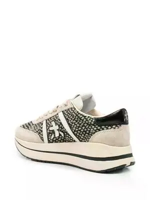 Premiata Bethcoin Snakeskin-effect Sneakers