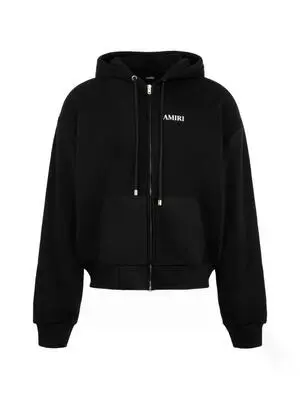 Amiri Relaxed Zip Up Hoodie - Black