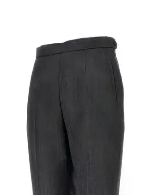 JIL SANDER Pinstripe-pattern Tailored Trousers - Grey