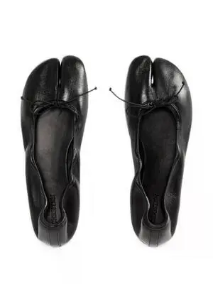 CHRISTEN Tabi Bow-detail Ballet Flats