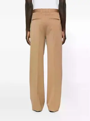 LARDINI Pleated Straight-leg Trousers
