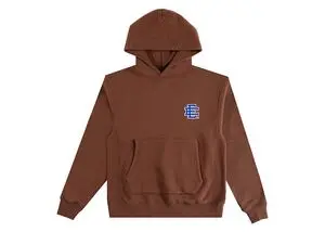 ERIC EMANUEL Ee Basic Hoodie - Brown/blue