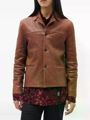 ANN DEMEULEMEESTER Leather Jacket