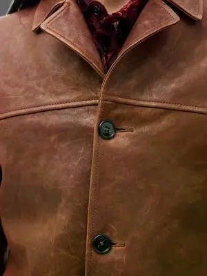 ANN DEMEULEMEESTER Leather Jacket