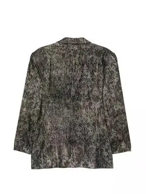 Roberto Cavalli 1980s Damask-print Blazer