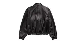 StÜssy Leather Work Jacket - Black
