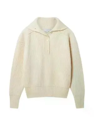 Stella McCartney Ribbed-knit Button-up Sweater