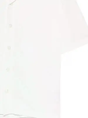 Aspesi Camp-collar Knitted Shirt - White