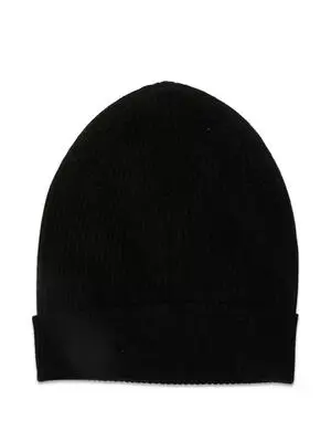 Rick Owens Ribbed-knit Beanie Hat - Black