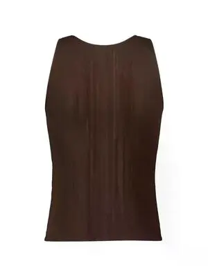 Saint Laurent Ribbed-knit Tank Top