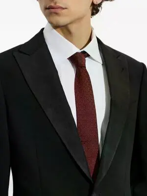 FERRAGAMO Gancini Jacquard Silk Tie