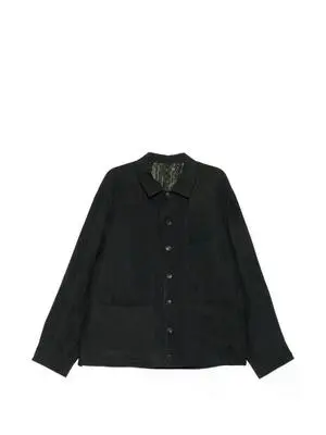 ZIGGY CHEN Spread-collar Jacket - Black