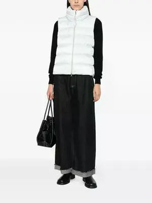 Herno Quilted Faux-fur Trim Gilet