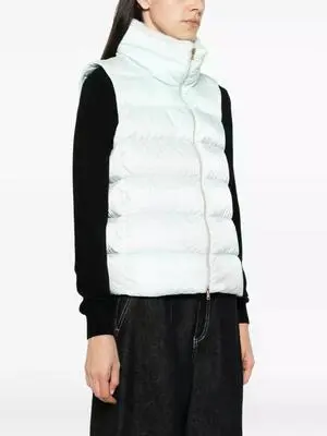 Herno Quilted Faux-fur Trim Gilet