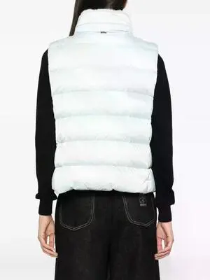 Herno Quilted Faux-fur Trim Gilet