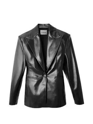 Andamane Single-breasted Blazer - Black