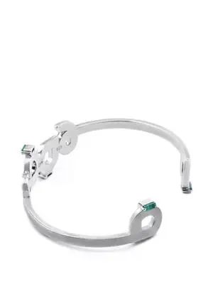 BIL ARABI Quwa Emerald-embellished Cuff Bracelet