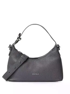 COCCINELLE Grained Leather Tote Bag - Grey