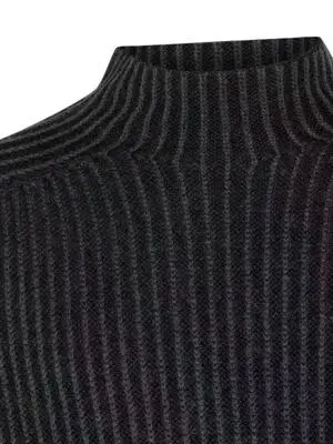 04651 / A TRIP IN A BAG Ribbed Knit Mock Neck Sweater