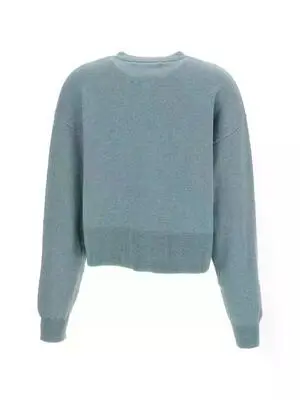 Extreme Cashmere Crew-neck Button-up Cardigan