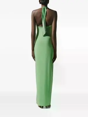 BAOBAB Donatella Ruched Maxi Dress - Green